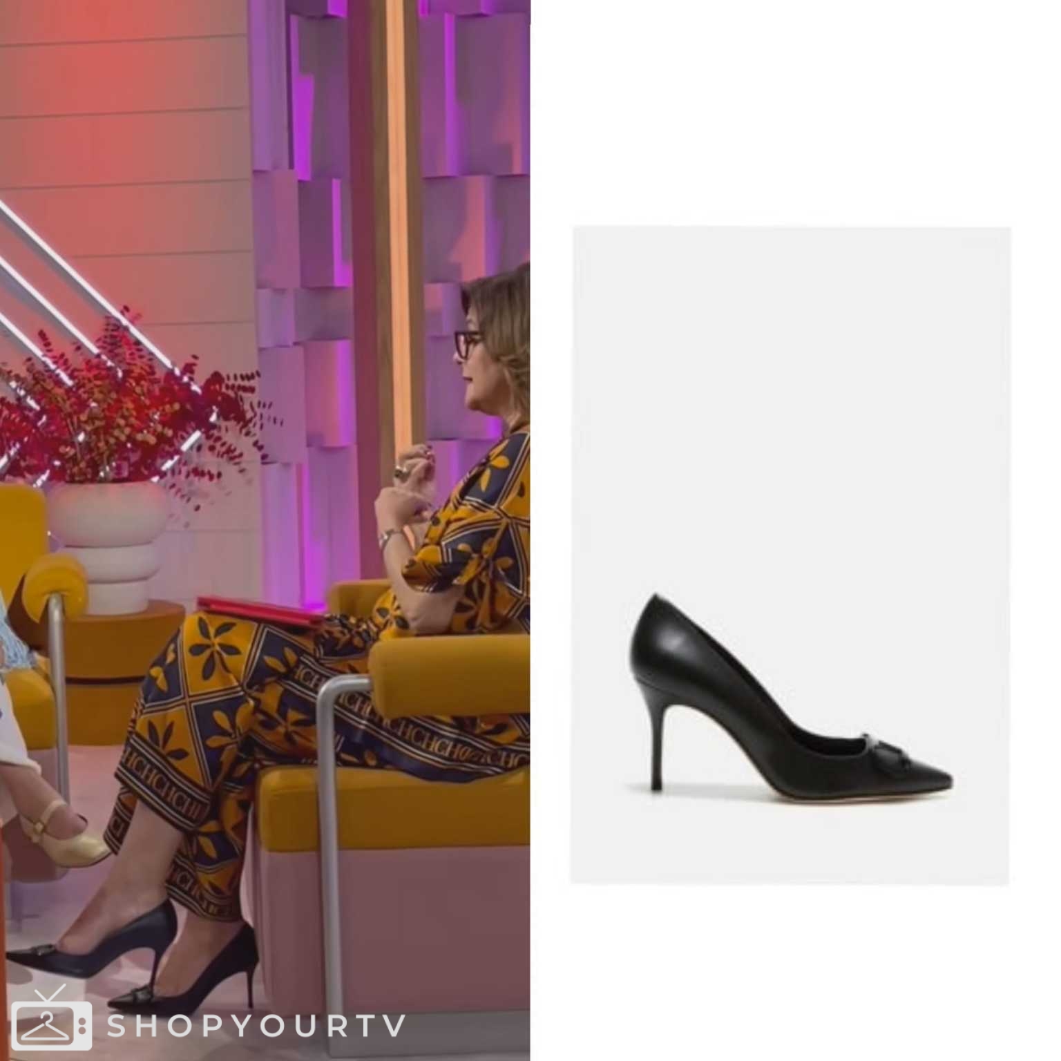 Julia: May 2024 Julia’s Black Logo Pumps | Shop Your TV