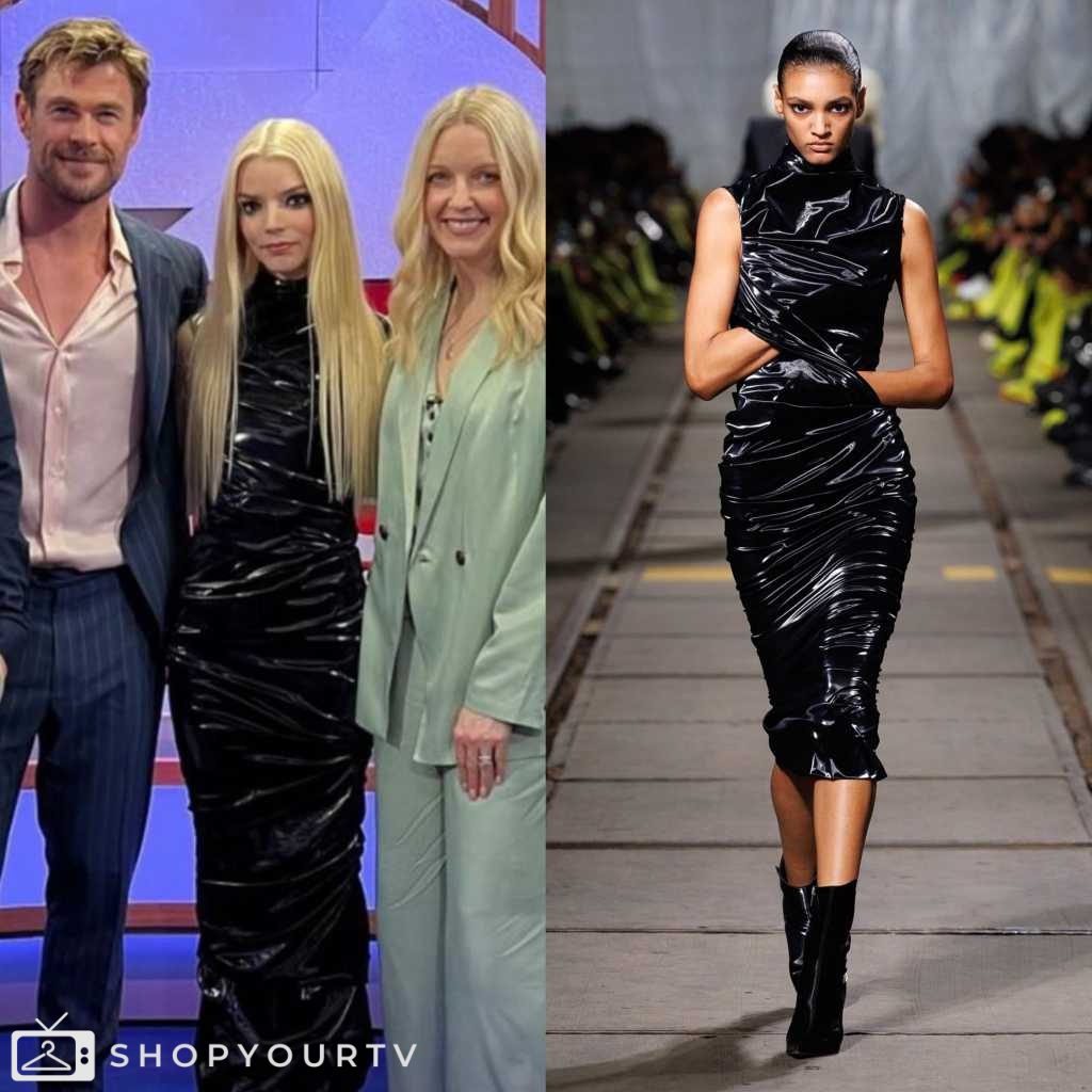 The One Show: May 2024 Anya Taylor-Joy’s Black Maxi Dress | Shop Your TV