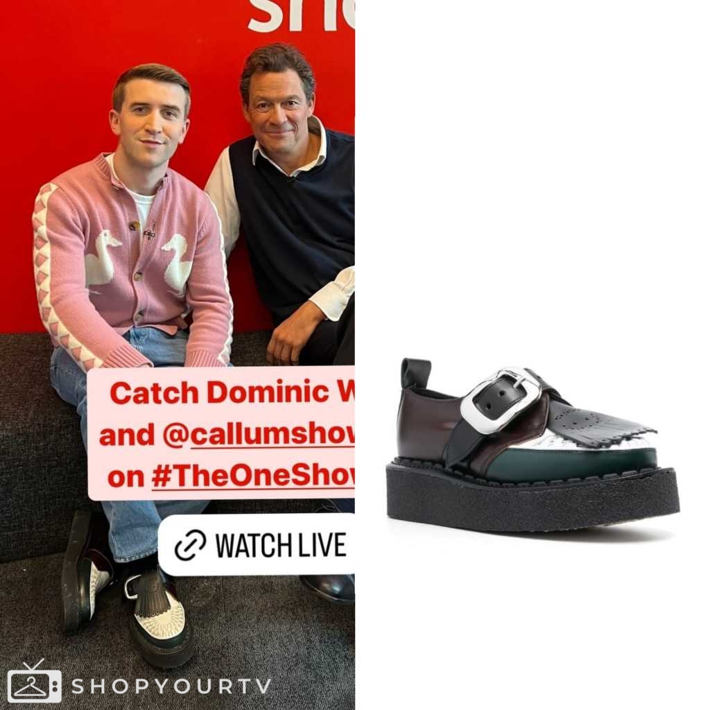 The One Show: May 2024 Callum Scott Howells’s Colorblock Platform Shoes ...