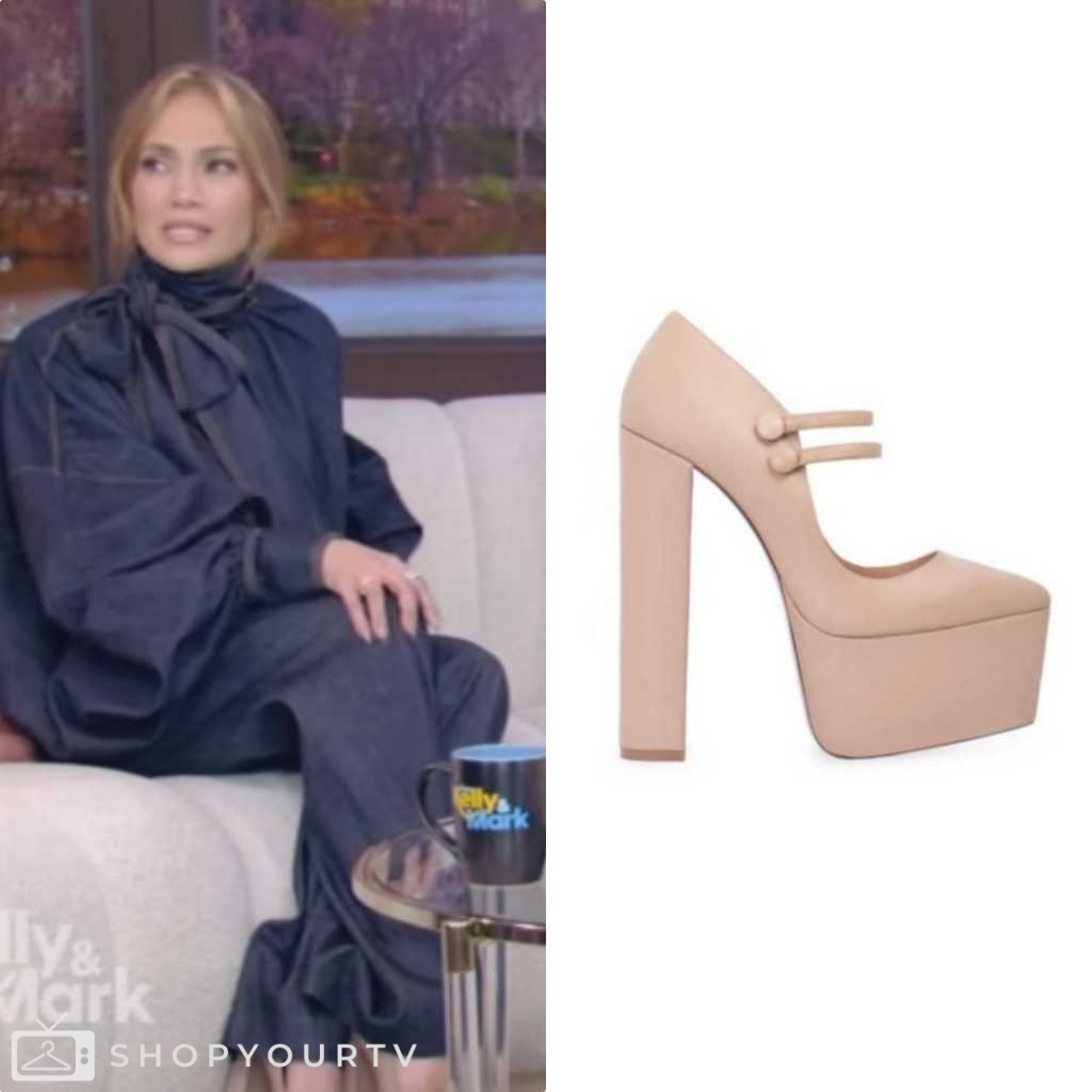Live with Kelly and Mark: May 2024 Jennifer’s Tan Platform Mary Jane ...