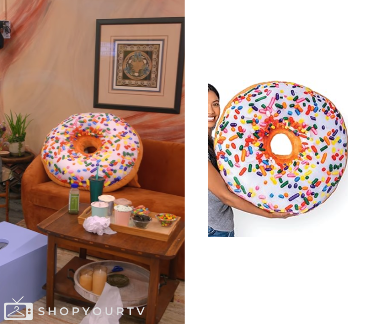 The Circle: Season 6 Episode 11 Lauren's Donut Cushion | Shop Your TV