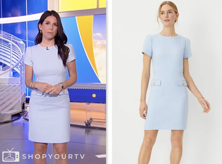Fox and Friends: April 2024 Brooke Singman's White Wrap Pleated Mini ...