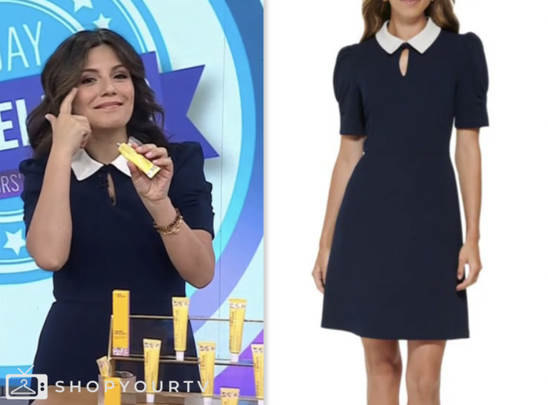 The Today Show: April 2024 Dr. Jen Caudle's Purple Leopard Flare Dress ...