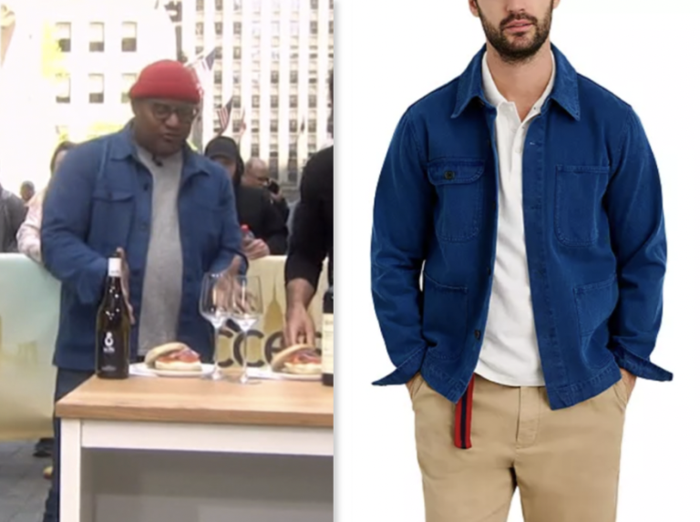 Access Daily: April 2024 Andre Mack's Blue Shirt Jacket | Shop Your TV