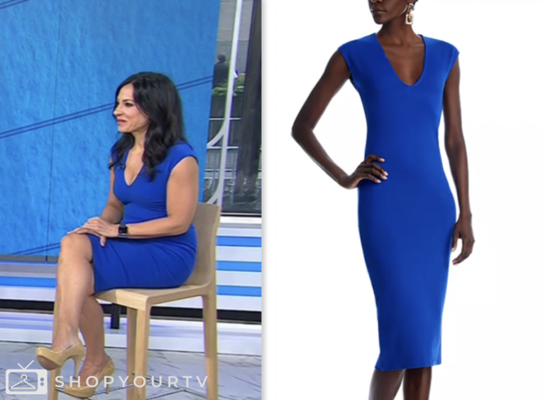 The Today Show: May 2024 Dr. Tara Narula's Blue Knit Midi Dress | Shop ...