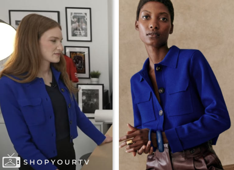 CBS Mornings: May 2024 Haley Ott's Blue Jacket | Shop Your TV