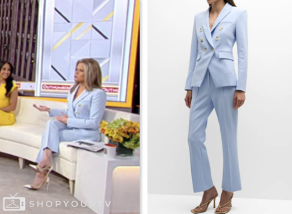 Outnumbered: May 2024 Martha MacCallum's Light Blue Double Breasted ...