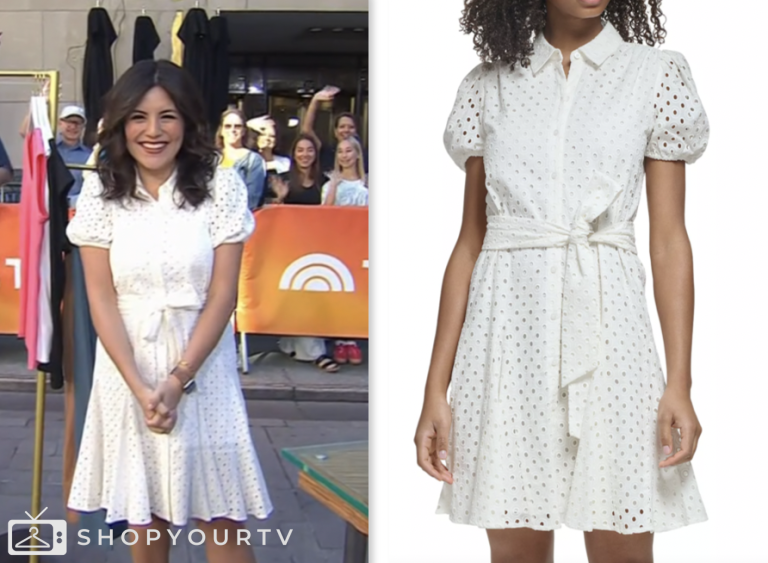 The Today Show: May 2024 Angie Lassman's Blue Mini Shirt Dress | Shop ...