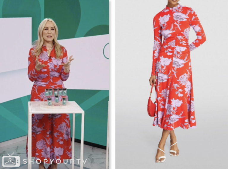The Today Show: May 2024 Chassie Post's Red and Purple Floral Dress ...
