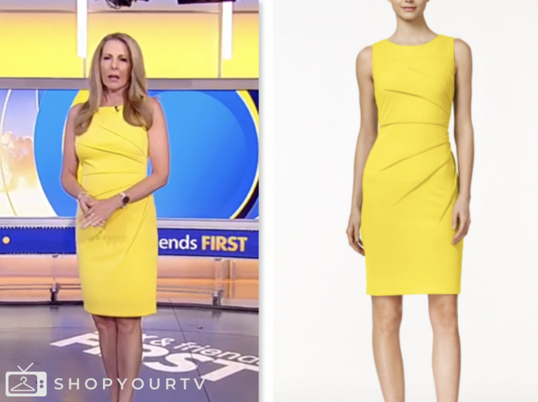 Fox And Friends May 2024 Cheryl Casones Yellow Sheath Dress Shop Your Tv