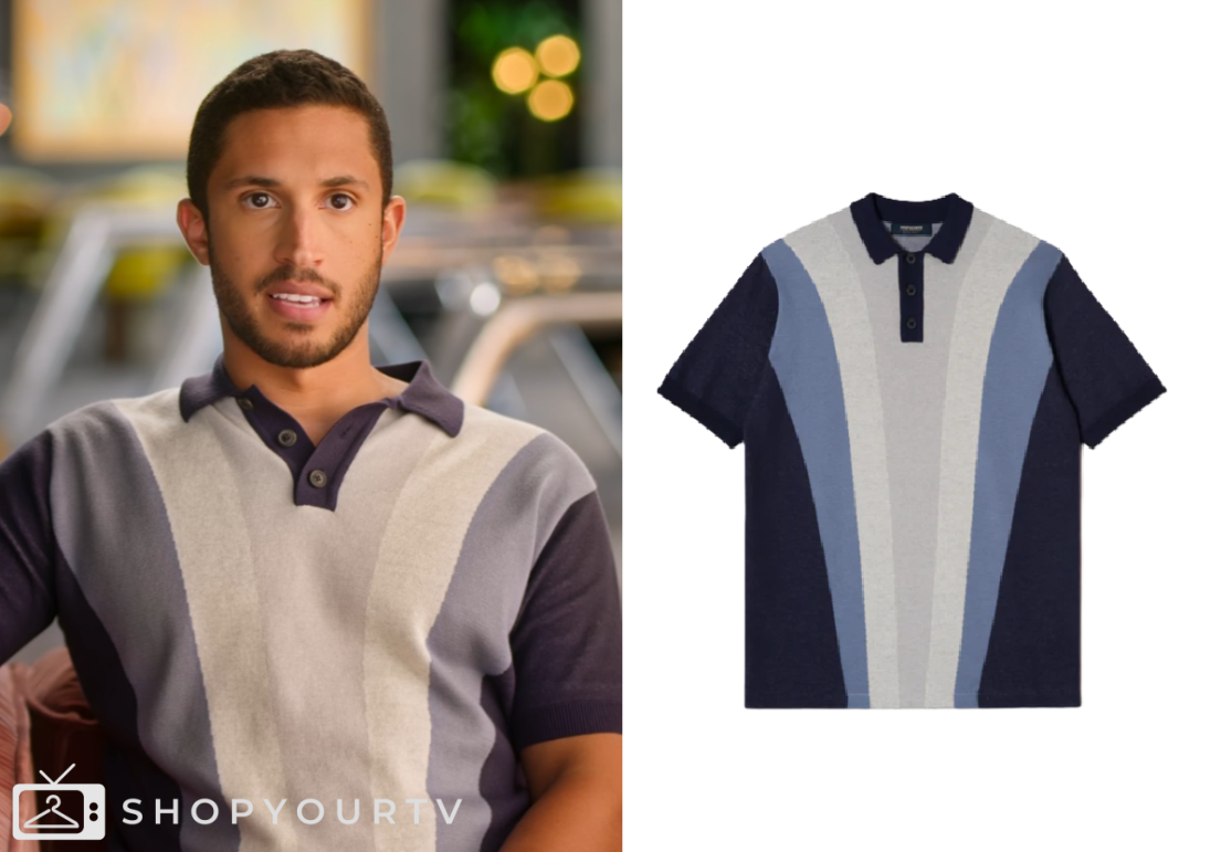 Selling The OC: Season 3 Confessional Sean's Striped Polo Top | Shop ...