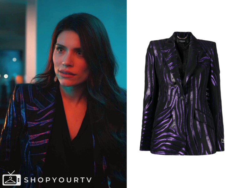 The Cleaning Lady: Season 3 Episode 10/11 Nadia's Purple Zebra Blazer ...