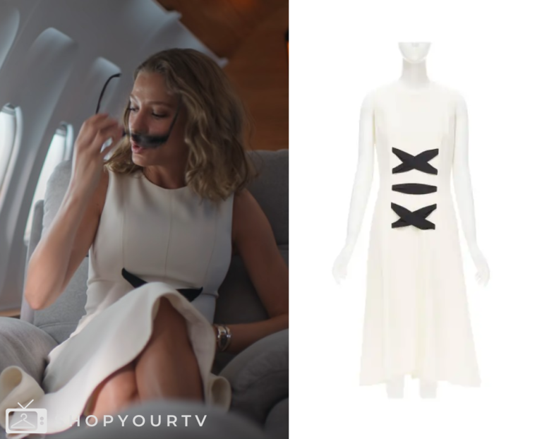 Thank You Next: Season 1 Episode 5 Leyla's Lace Up Front Midi Dress ...