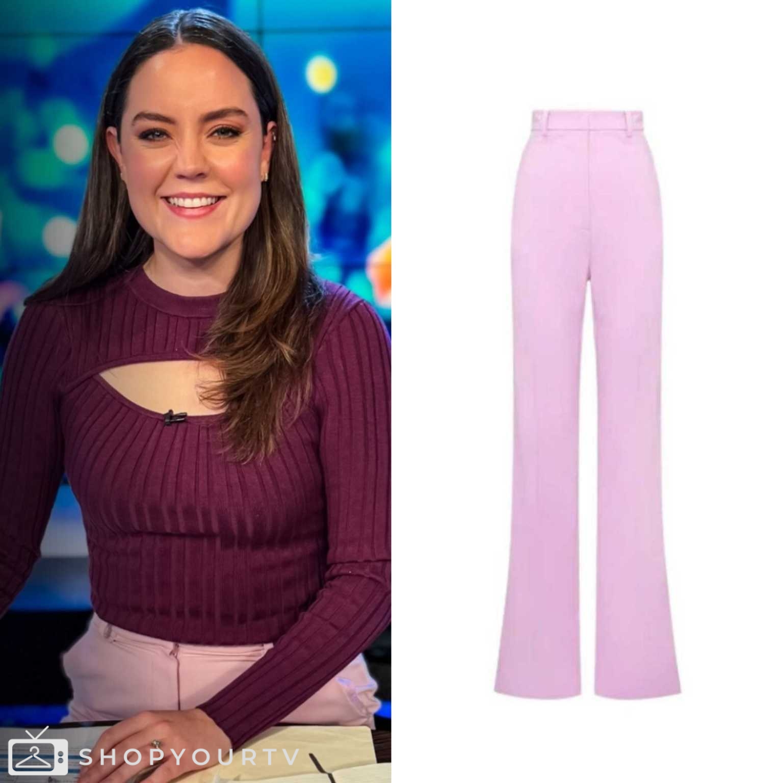 The Project: May 2024 Georgie Tunny’s Lilac Pants | Shop Your TV