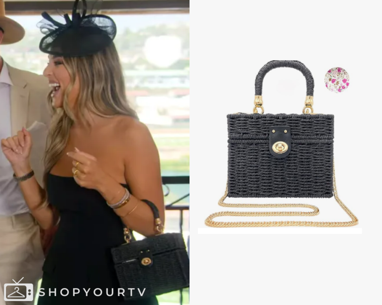 Selling the OC: Season 3 Episode 8 Alex Hall's Black Woven Bag | Shop ...