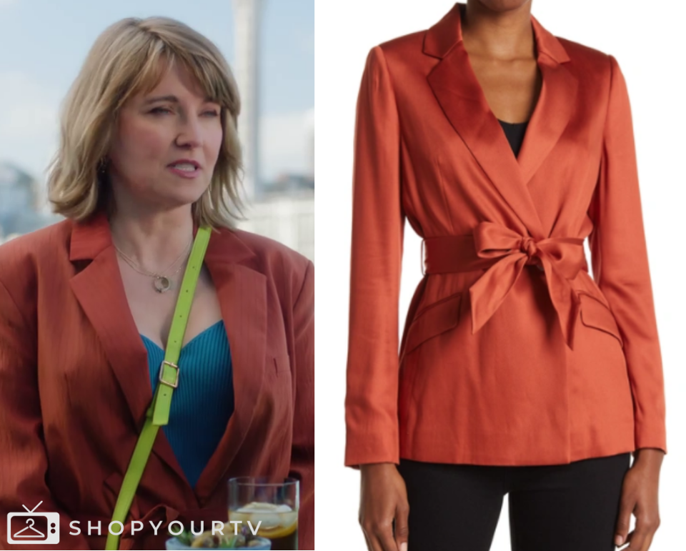 My Life is Murder: Season 4 Episode 2 Alexa's Orange Belted Blazer ...