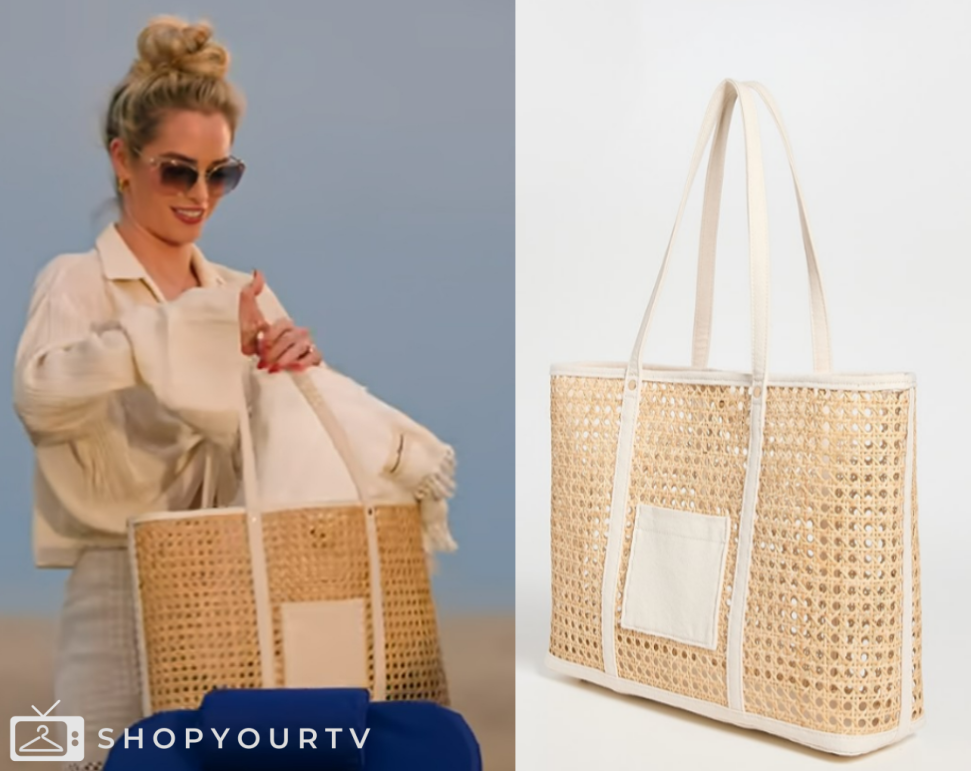 Selling The OC: Season 3 Episode 2 Alexandra Jarvis's Rattan Tote Bag ...