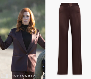The Rookie: Season 6 Episode 10 Monica's Burgundy Trousers | Shop Your TV