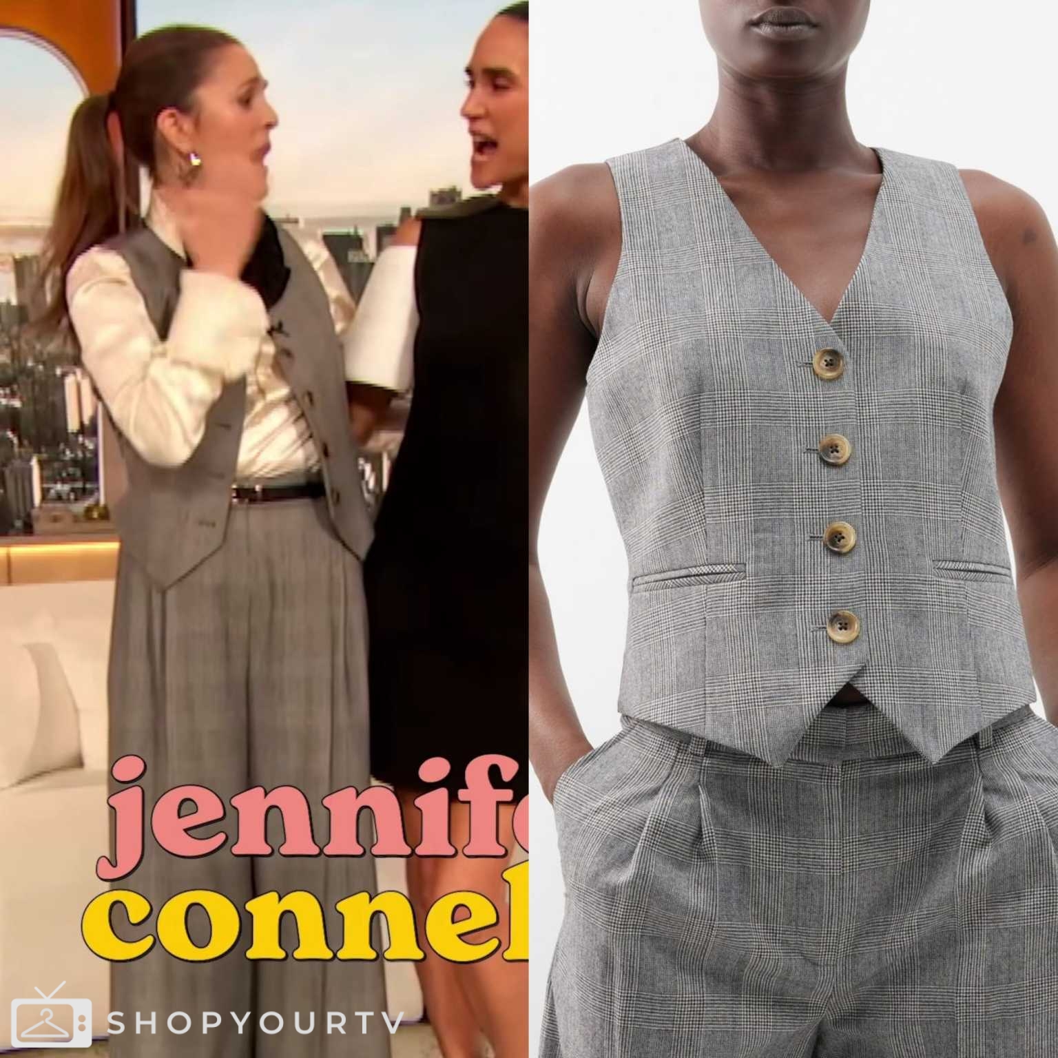 Drew Barrymore Show: May 2024 Drew Barrymore’s Prince of Wales Vest ...