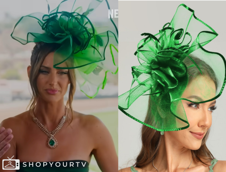 Selling The OC: Season 3 Polly Brindle's Green Facinator | Shop Your TV