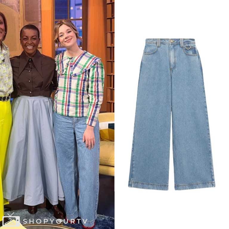 Good Morning America: May 2024 Claudia Jessie’s Wide Leg Jeans | Shop ...