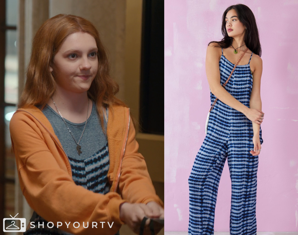 Geek Girl: Season 1 Episode 5 Harriet's Blue Tie Dye Jumpsuit | Shop ...