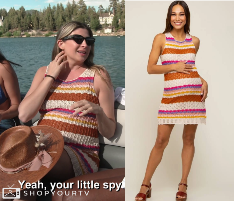 The Valley: Season 1 Episode 9 Janet's Crochet Colorblock Dress | Shop ...