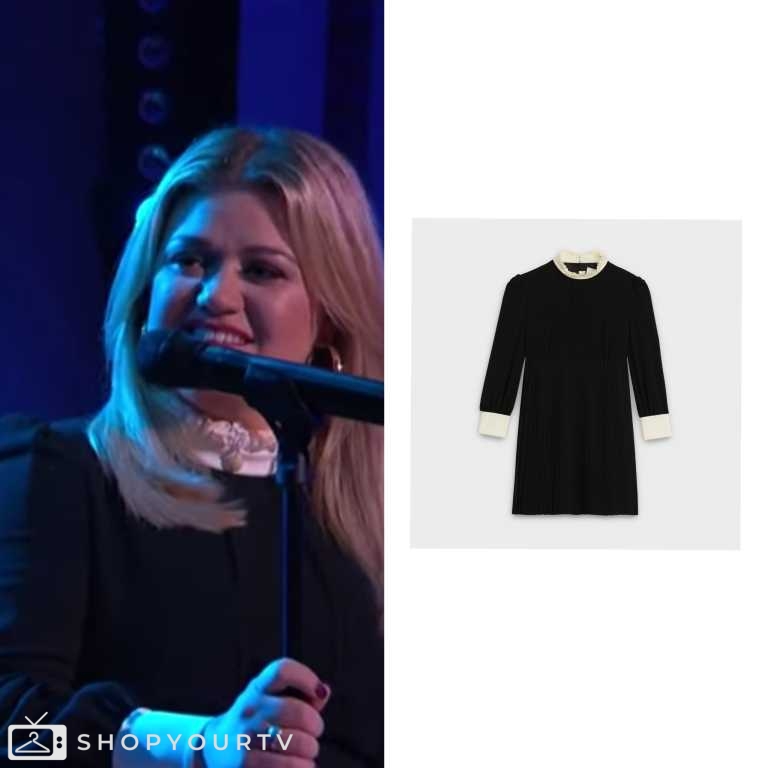 The Kelly Clarkson Show: May 2024 Kelly Clarkson’s Black dress with ...