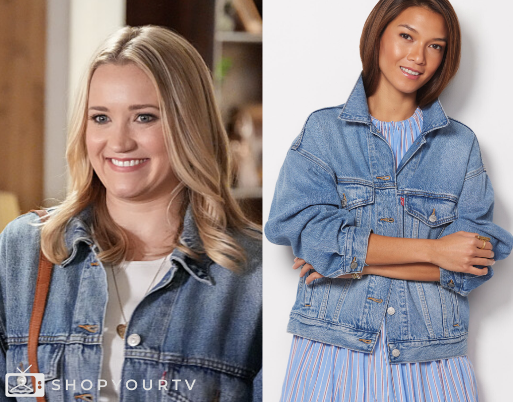 Young Sheldon: Season 7 Episode 11 Mandy's Oversized Denim Jacket ...