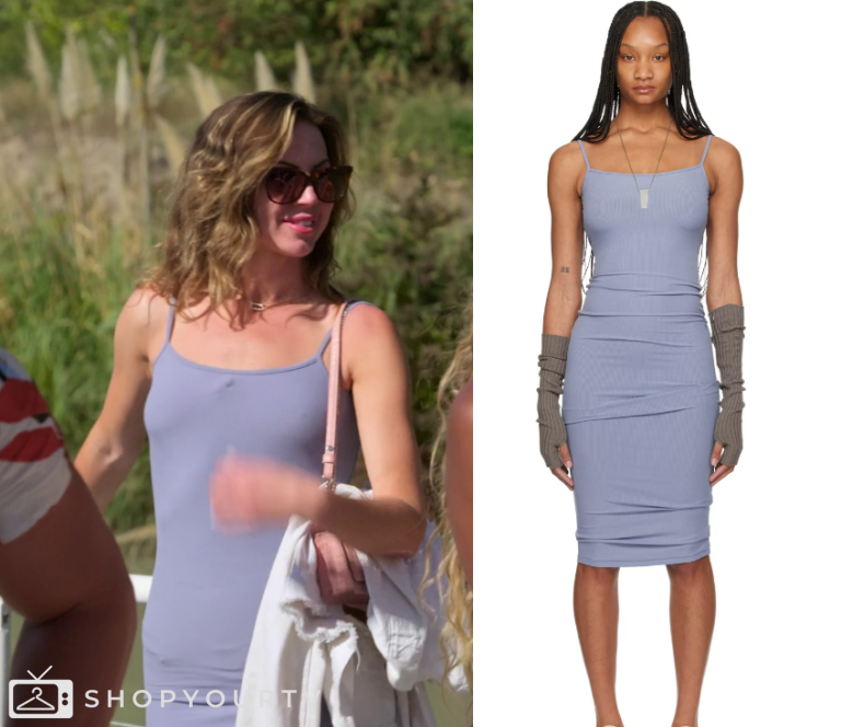 Vanderpump Villa: Season 1 Episode 10 Nikki's Blue/Grey Maxi Dress ...