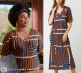 My Life is Murder: Season 4 Episode 2 Madison's Orange/Blue Printed V ...