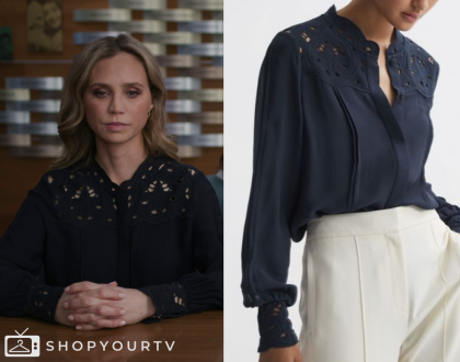 The Good Doctor: Season 7 Episode 7 Morgan's Cut Out Blouse | Shop Your TV