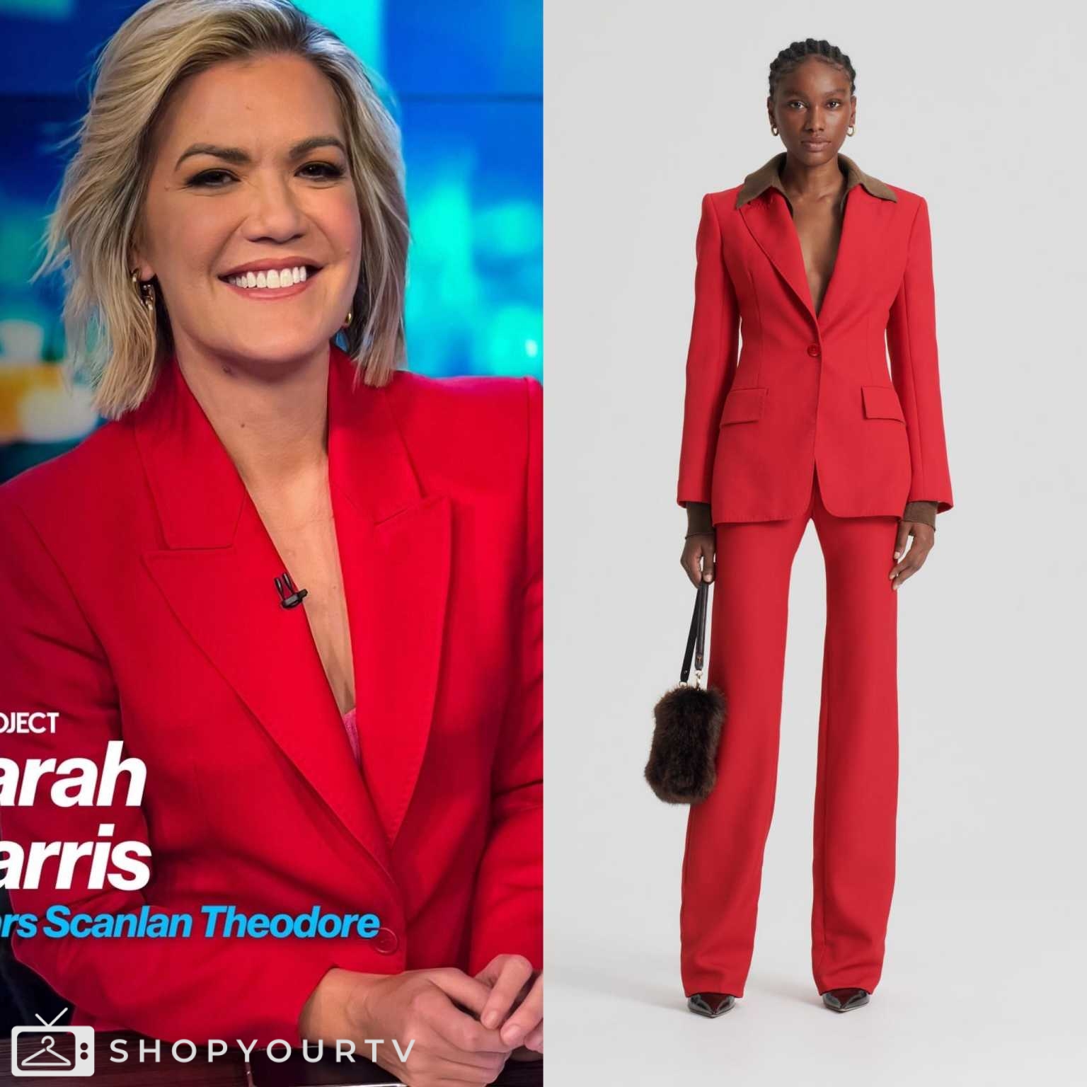 The Project: May 2024 Sara Harris’s Red Blazer | Shop Your TV