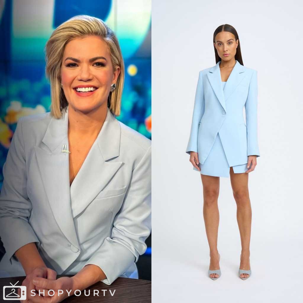 The Project: May 2024 Sara Harris’s Blue Blazer | Shop Your TV