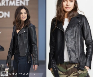 The Rookie: Season 6 Episode 7 Blair's Black Leather Jacket | Shop Your TV