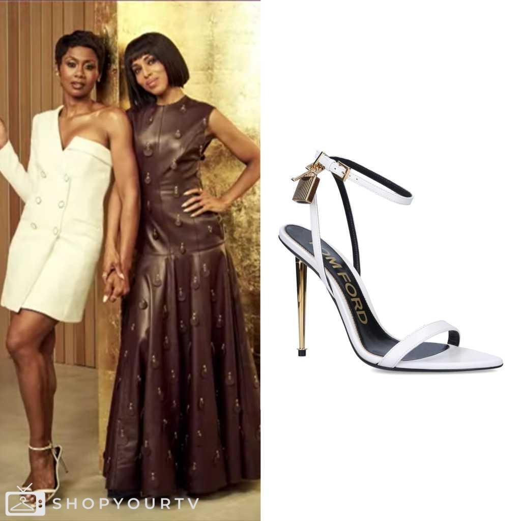 Sherri: May 2024 Emayatzy Corinealdi’s White Sandals | Shop Your TV