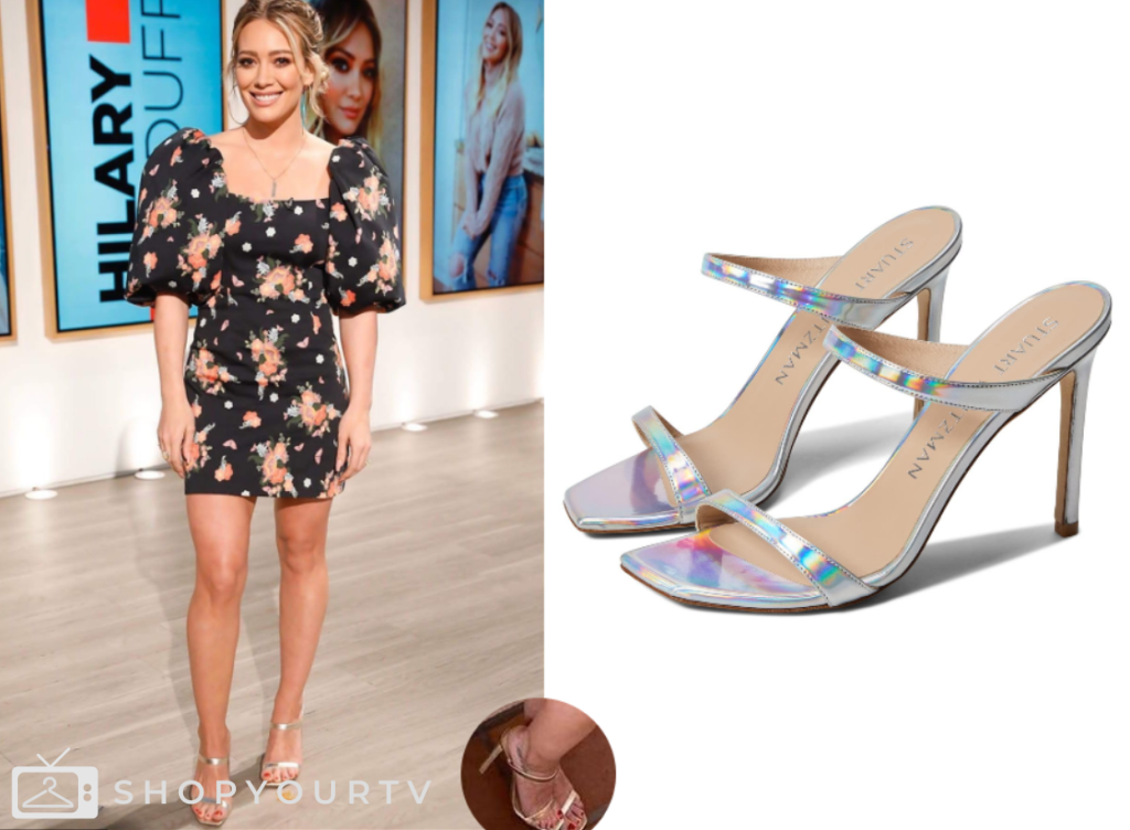 The Talk: February 2020 Hilary's silver heels | Shop Your TV