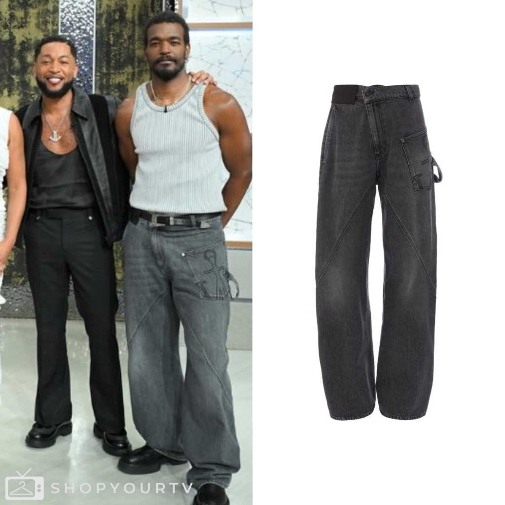 Tamron Hall Show: May 2024 Luke James’s Dark Denim Jeans | Shop Your TV