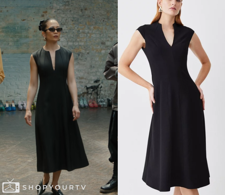 Geek Girl: Season 1 Episode 4 Yuji's Split Neck Dress | Shop Your TV