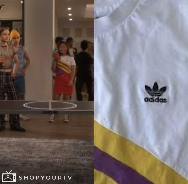 Boo, Bitch: Season1 Episode 1 Purple cropped shirt | Shop Your TV