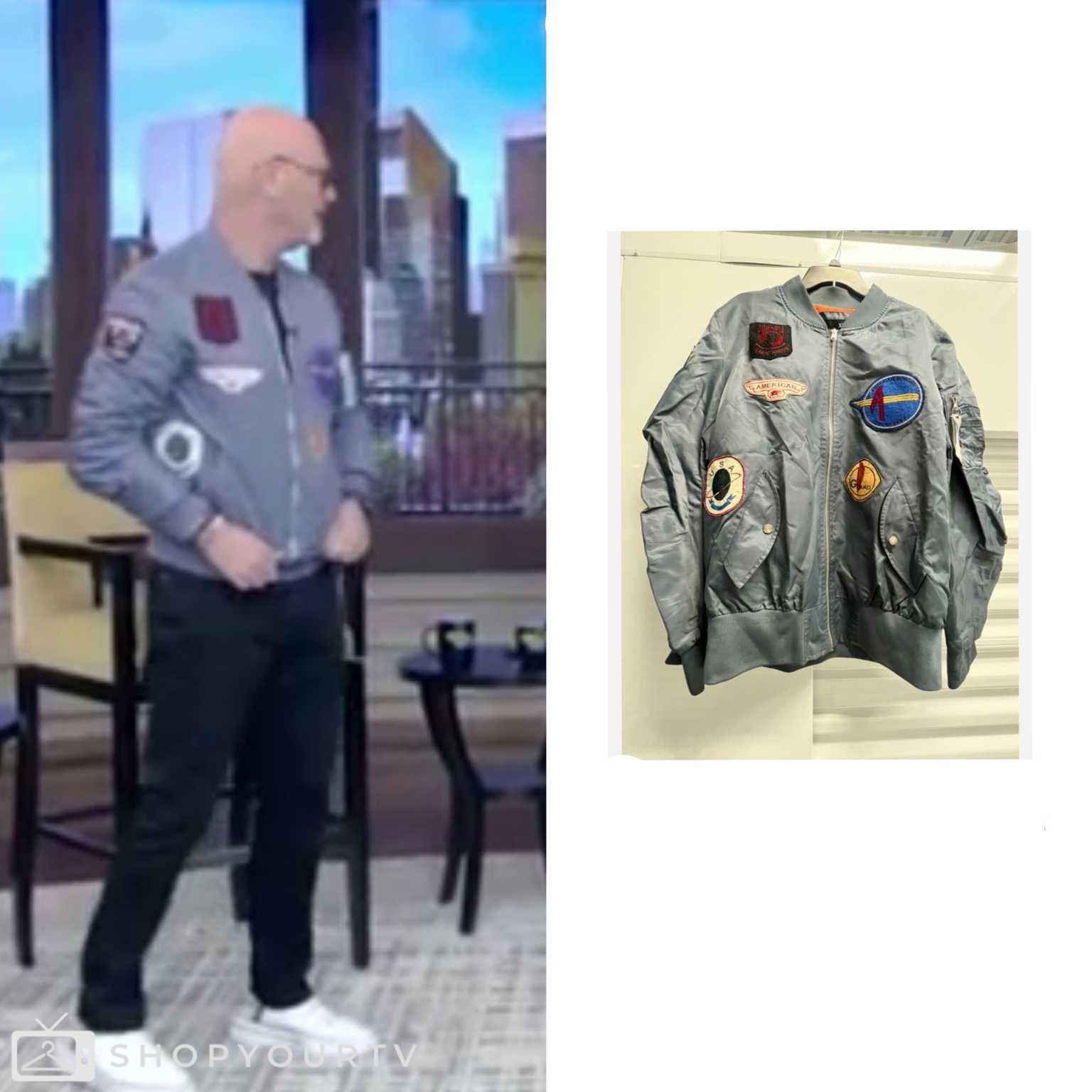 Live with Kelly and Mark: June 2024 Howie Mandel’s Patch Jacket | Shop ...