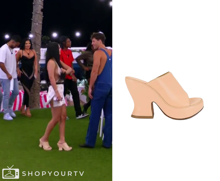 Love Island (USA): Season 6 Episode 4 Leah's Platform Sandals | Shop Your TV