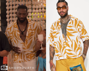 Perfect Match: Season 2 Episode 3 Kaz's Short Sleeve Printed Shirt ...