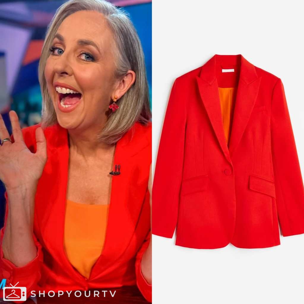 The Project: June 2024 Liz Ellis’s Red Blazer | Shop Your TV