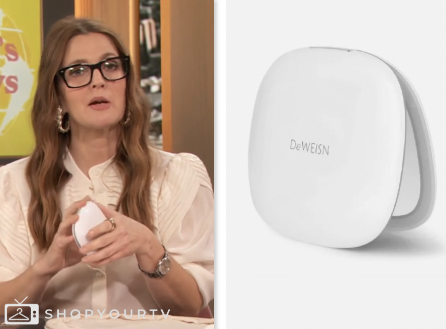 Drew Barrymore Show: June 2024 Drew Barrymore's Light Up Compact Mirror ...