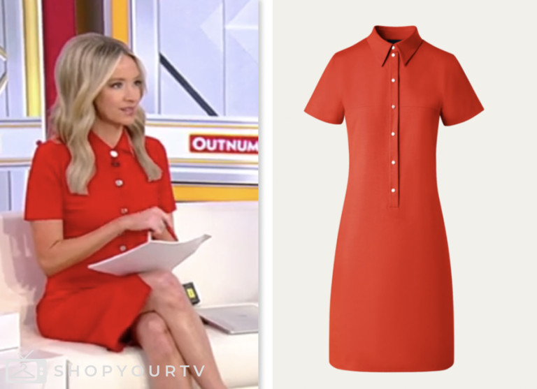 Outnumbered: March 2024 Kayleigh McEnany's Red Button Front Collar ...