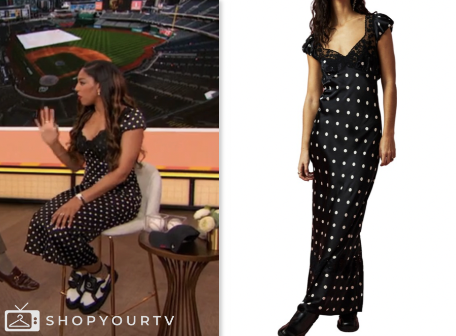 Drew Barrymore Show: June 2024 Britt Waters's Black and White Polka Dot ...