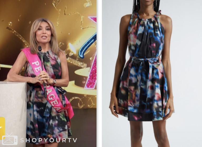 Access Daily: May 2024 Kit Hoover's Red Mini Dress | Shop Your TV