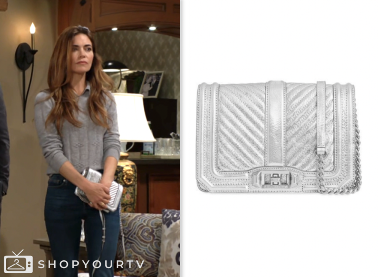 The Young and the Restless: March 2024 Victoria Newman's Grey Tie Waist ...