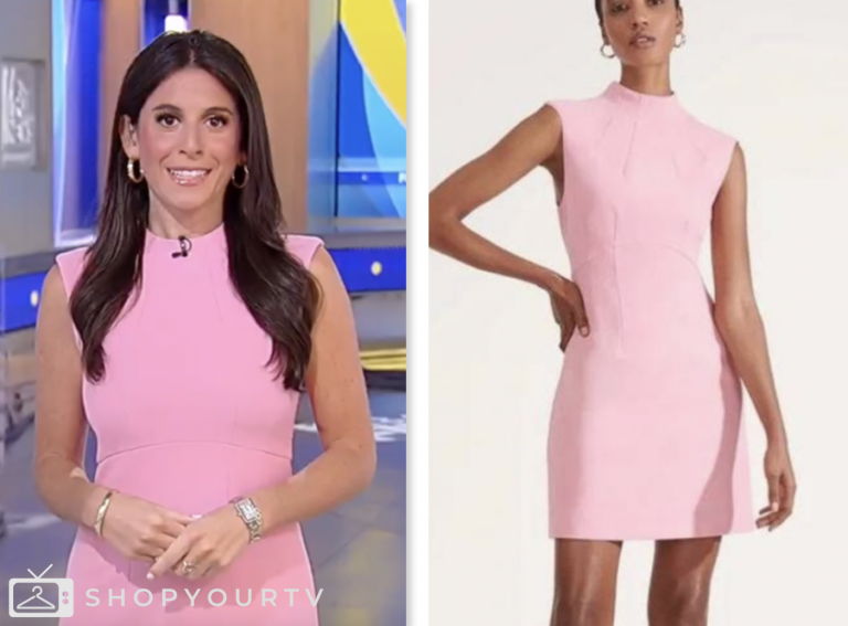 Fox and Friends: June 2024 Brooke Singman's Pink Mini Dress | Shop Your TV